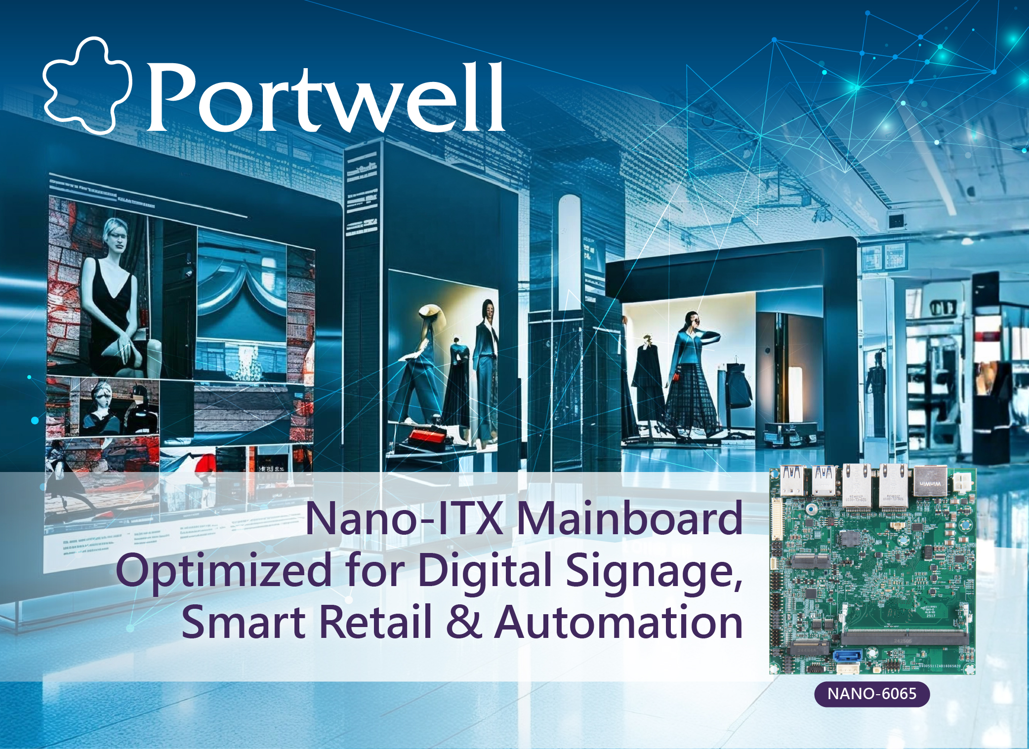 瑞傳科技Nano-ITX小型主機板推動智慧零售創新，優化智能數位看板效能 | 瑞傳科技